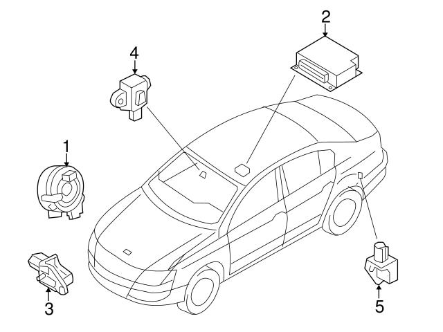 Genuine VW/Audi 3C0959653B Air Bag Clockspring - VW | VW3C0959653B