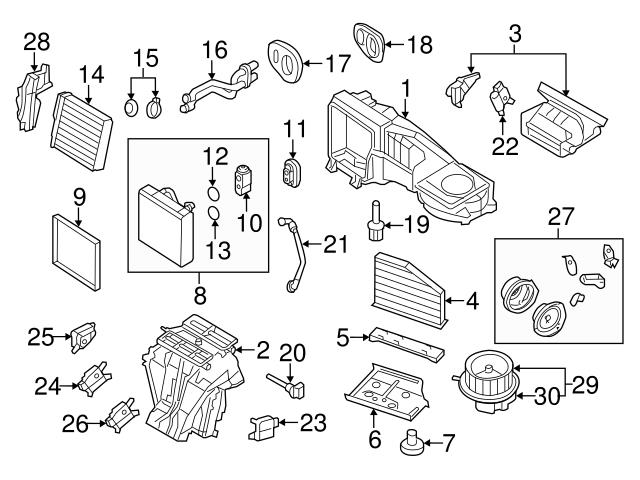 Genuine VW/Audi 3C1898001A HVAC Heater Mode Door Lever - VW | VW3C1898001A