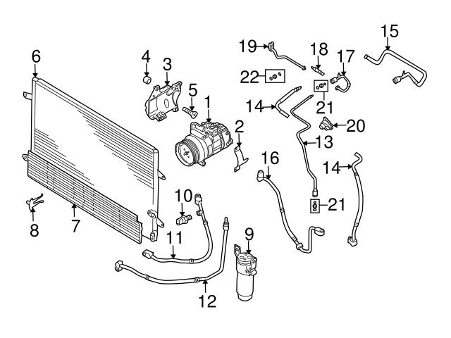 Genuine VW/Audi 3D0820189D A/C Receiver Drier - VW | 3D0820189C ...