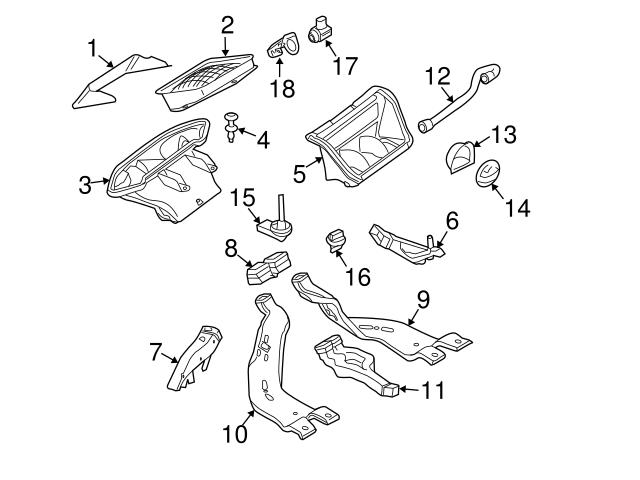 Genuine VW/Audi 3D0907543A A/C Evaporator Temperature Sensor - Audi, VW ...