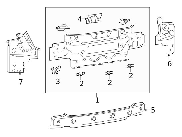 Genuine VW/Audi 3G8813331A Rear Body Panel Extension; Left - VW ...