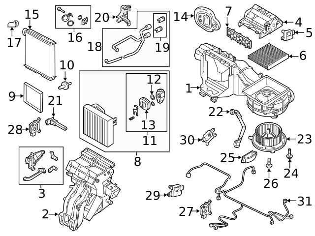 Genuine VW/Audi 3Q0898141 HVAC Recirculation Door Actuator Lever - Audi ...