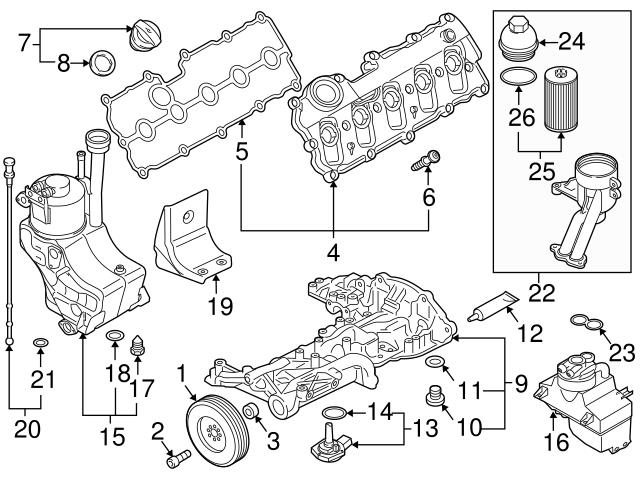 Genuine VW/Audi 420103485E Oil Filler Cap - Audi | AU420103485E
