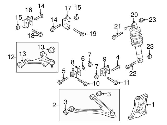 Genuine VW/Audi 420407458F Control Arm Bracket - Audi | AU420407458F