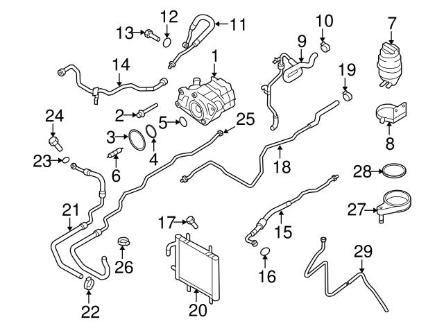 Genuine VW/Audi 420422371C Power Steering Reservoir - Audi | AU420422371C