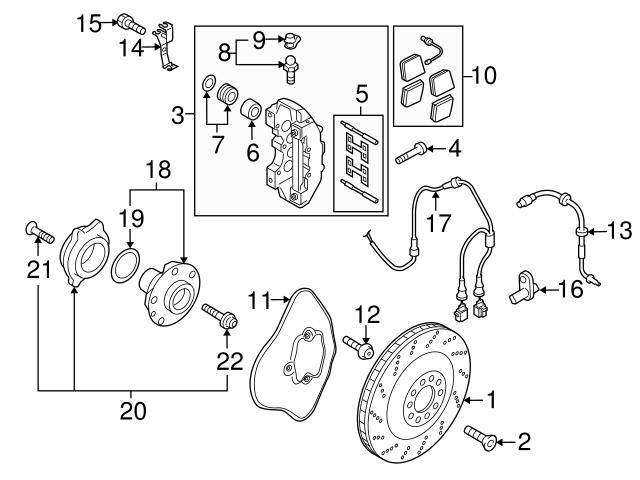 Genuine VW/Audi 420698671 Disc Brake Caliper Piston Boot; Rear - Audi ...