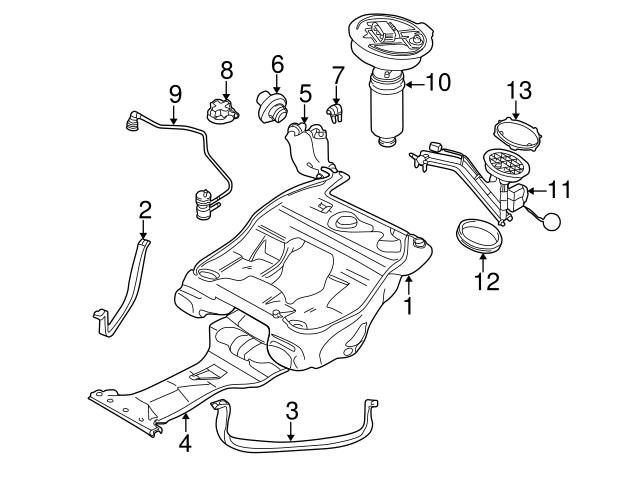 Genuine VW/Audi 4B0919133 Fuel Pump Tank Seal; Upper - Audi, VW ...