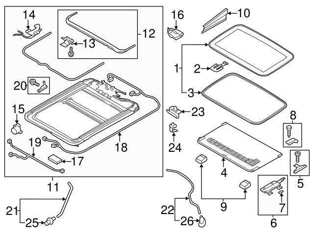 Genuine VW/Audi 4E0959591A Sunroof Motor - Audi | AU4E0959591A