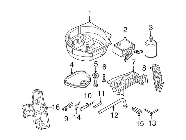 Genuine VW/Audi 4F0011215B Vehicle Lifting Jack Cover - Audi ...