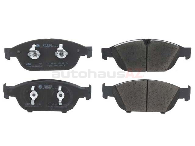Genuine Audi 4G0698151R Brake Pad Set; Front - Audi
