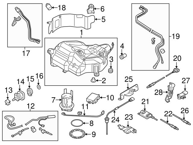 Genuine VW/Audi 4G0907355C Diesel Exhaust Fluid (DEF) Module - Audi ...
