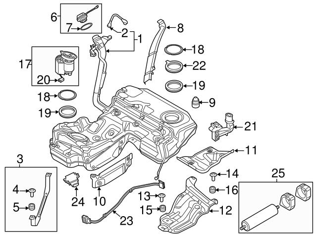 Genuine VW/Audi 4G0919050A Fuel Pump, Electric - Audi | AU4G0919050A