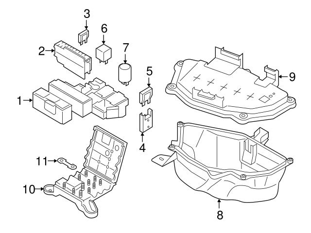 Genuine VW/Audi 4G0937517 Junction Block; Front - Audi | AU4G0937517