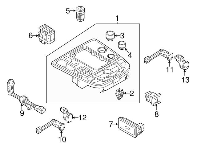 Genuine VW/Audi 4G1905217A Ignition Switch - Audi | AU4G1905217A