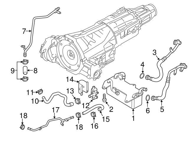 Genuine VW/Audi 4H0317021R Auto Trans Oil Cooler - Audi | 4H0317021H ...