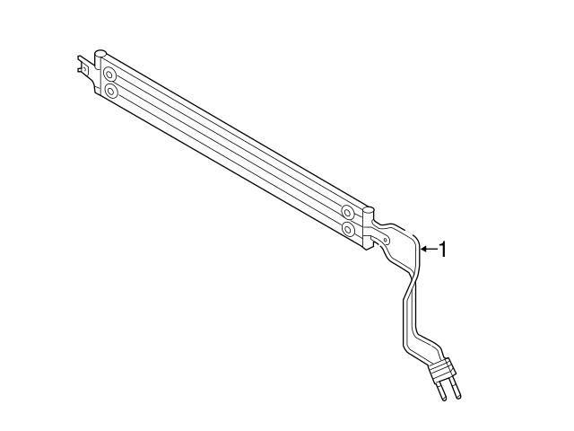 Genuine VW/Audi 4H0422885H Power Steering Cooler - Audi | AU4H0422885H