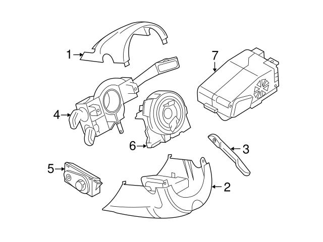 Genuine VW/Audi 4H0905852B Ignition Immobilizer Antenna - Audi, VW ...