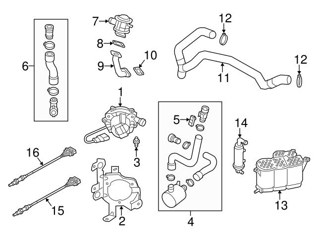 Genuine VW/Audi 4H0906262P Oxygen Sensor; Front - Audi | 4H0906262G ...