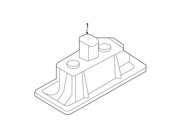 Genuine VW/Audi 4H0943022 License Lamp Lense; Rear Right - Audi ...