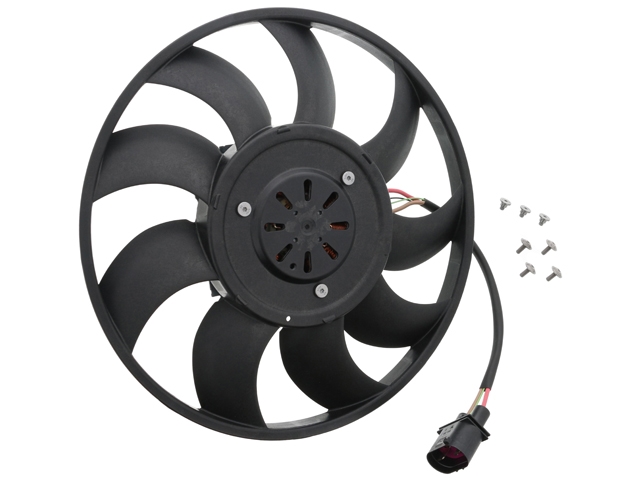 Genuine VW/Audi 4H0959455AE Engine Cooling Fan Motor; Right, Left ...
