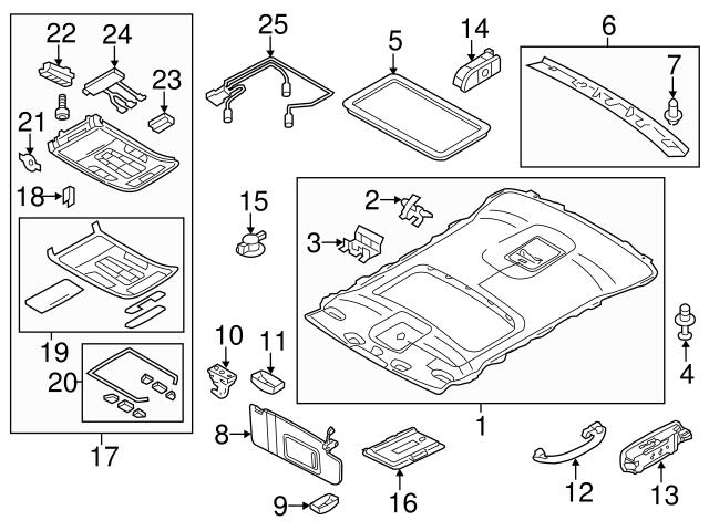 Genuine VW/Audi 4H0998143 Disc Brake Anti-Rattle Clip Set - Audi ...