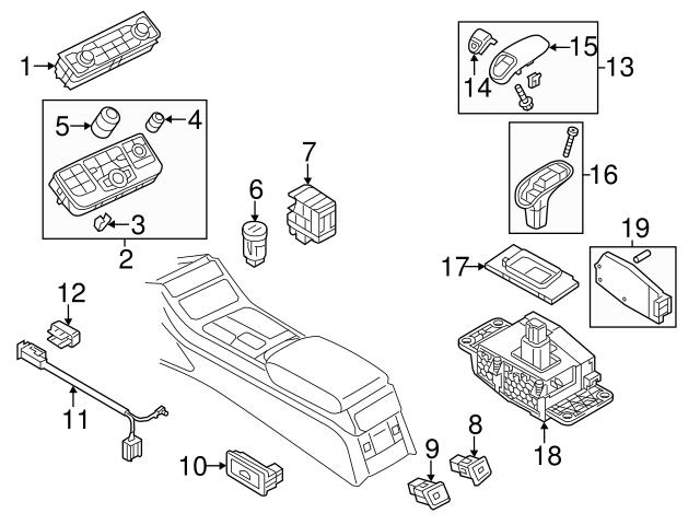Genuine VW/Audi 4H1713463 Auto Trans Shift Indicator - Audi | AU4H1713463