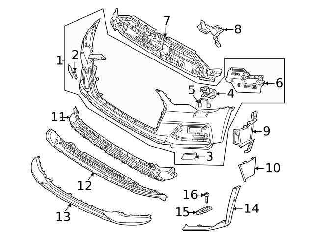 Genuine VW/Audi 4K0121763H Brake Air Duct; Left - Audi | AU4K0121763H