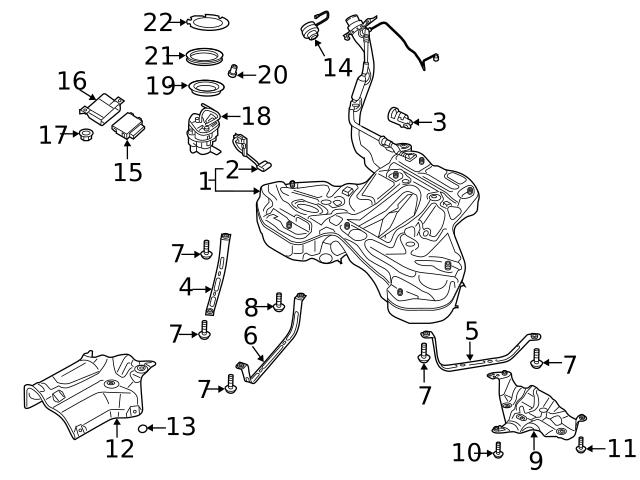 Genuine VW/Audi 4K0919047 Fuel Tank Sending Unit - Audi | AU4K0919047