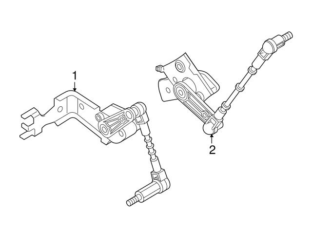 Genuine VW/Audi 4K0941286B Headlight Level Sensor; Front Right - Audi ...