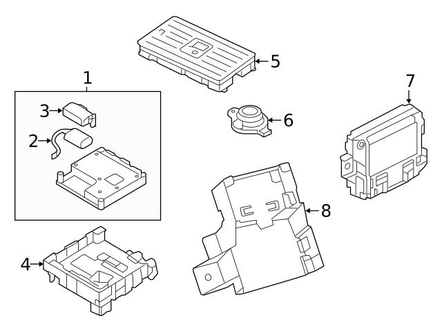 Genuine VW/Audi 4K1035283C Engine Control Module - Audi | 4K1035283 ...