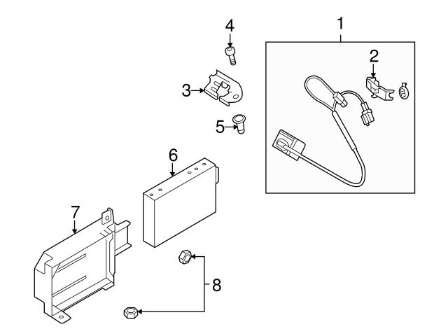 Genuine VW/Audi 4L0980551D Park Assist Camera; Rear - Audi | 4L0980551 ...
