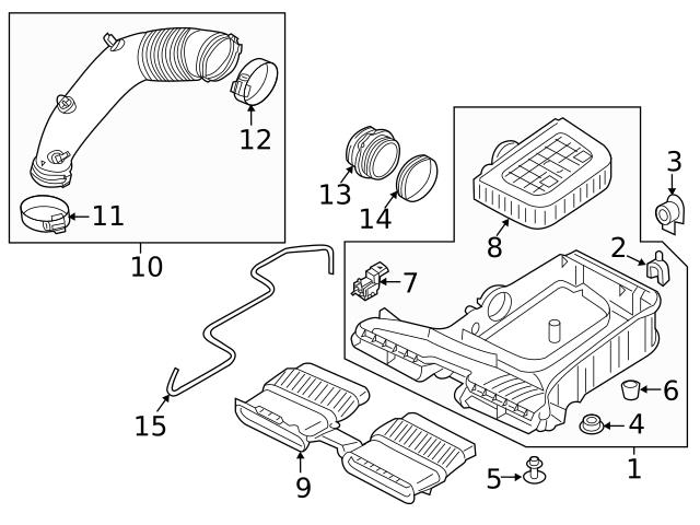 Genuine VW/Audi 4M0133778 Vacuum Hose/Line - Audi | AU4M0133778