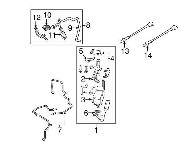 Genuine VW/Audi 4M0201997R Evaporative Emissions System Lines - Audi ...