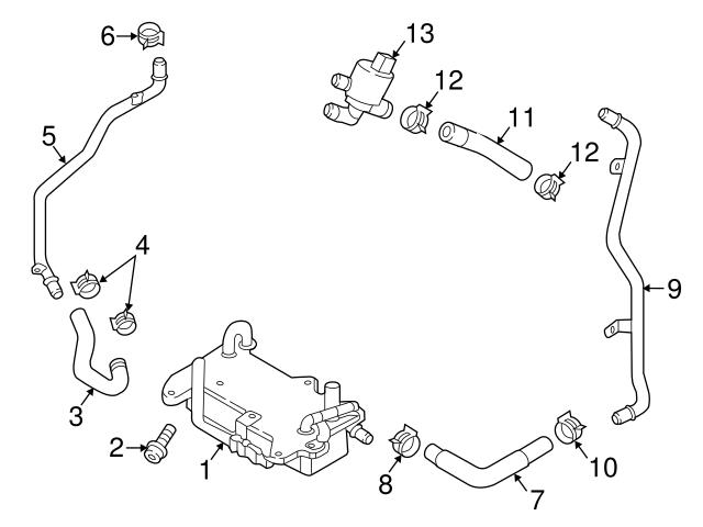 Genuine VW/Audi 4M0317021G Auto Trans Oil Cooler - Audi | AU4M0317021G