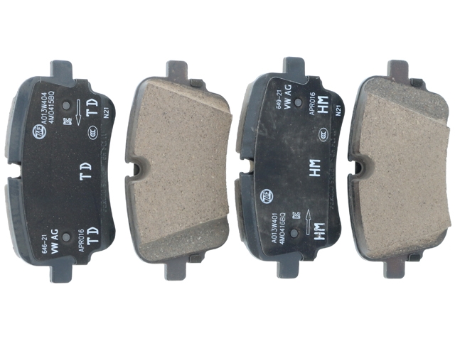Genuine VW/Audi 4M0698451BF Brake Pad Set; Rear - Audi
