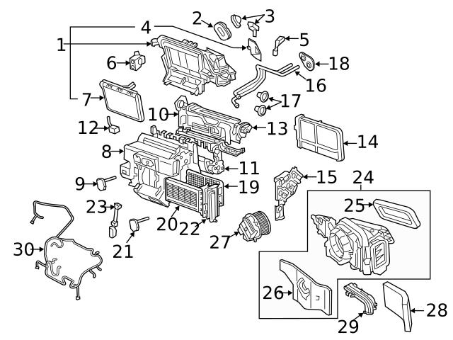 Genuine VW/Audi 4M0820679A A/C Expansion Valve Gasket; Front - Audi ...