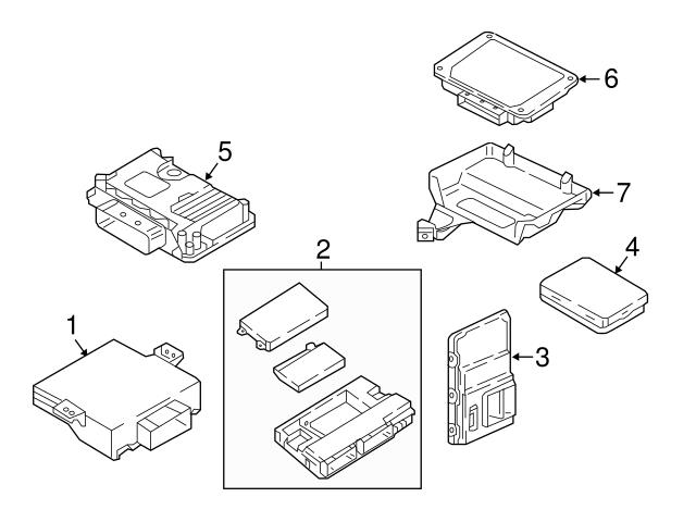 Genuine VW/Audi 4M4907468E Parking Aid Control Module - Audi | AU4M4907468E