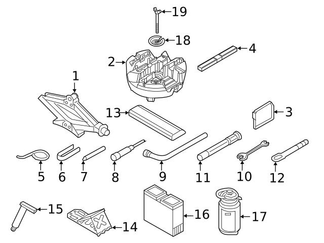 Genuine VW/Audi 4M8012109B Trunk Floor Storage Box - Audi | AU4M8012109B