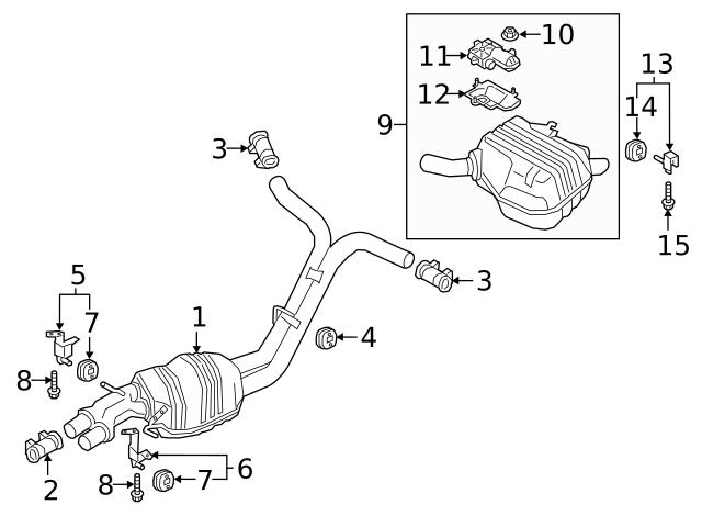 Genuine VW/Audi 4N0133246A HVAC Air Inlet Door Actuator; Left Rear ...