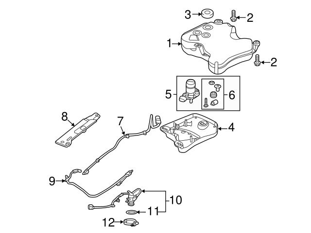 Genuine VW/Audi 561131983D Diesel Exhaust Fluid (DEF) Injector Feed ...