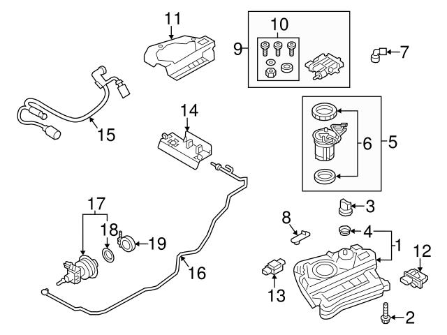 Genuine VW/Audi 561131984A Diesel Exhaust Fluid (DEF) Injector Feed ...