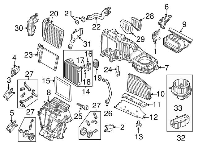 Genuine VW/Audi 561907511E HVAC Defrost Mode Door Actuator; Right - VW ...