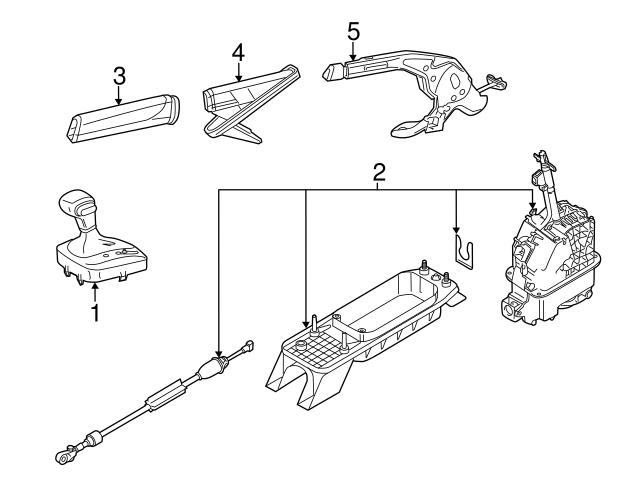 Genuine VW/Audi 5C0711303CFTLL Parking Brake Handle Assembly; Rear - VW ...