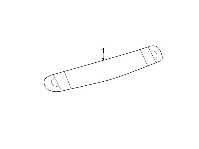 Genuine VW/Audi 5C5945097B Center High Mount Stop Light - VW ...