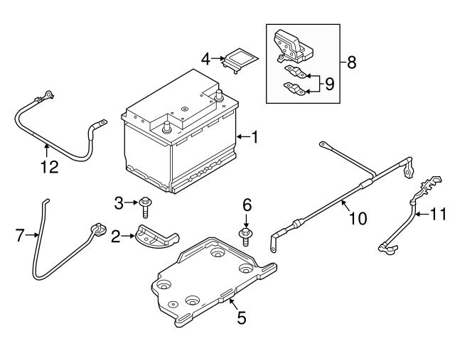 Genuine VW/Audi 5C6941824A Fuse Box - VW | VW5C6941824A