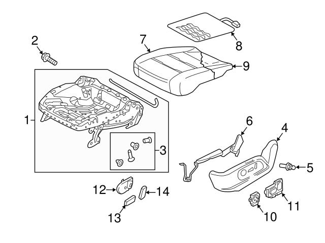 Genuine VW/Audi 5G0881405FQCMP Seat Cover; Left - VW | 5G0881405DHCMP ...