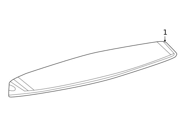 Genuine VW/Audi 5GM807568K9B9 Spoiler - VW | VW5GM807568K9B9