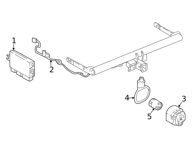 Genuine VW/Audi 5H0907383 Trailer Light Control Module - VW | VW5H0907383