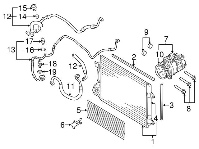 Genuine VW/Audi 5K0298403 A/C Receiver Drier - Audi, VW | VW5K0298403