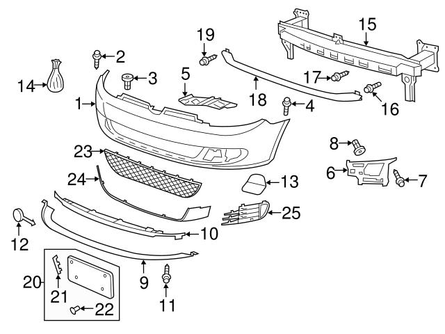 Genuine VW/Audi 5K08059159B9 Valance Bracket - VW | VW5K08059159B9